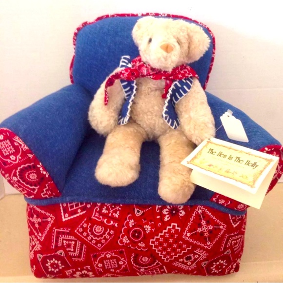 hen in the holly | Toys | Hen In The Holly Cowboy Themed Teddy Bear And ...